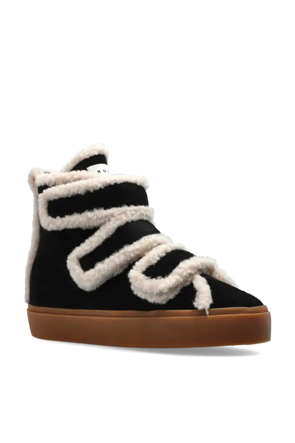 Inuikii Shearling Velcro Wedge” Wedge Shoes