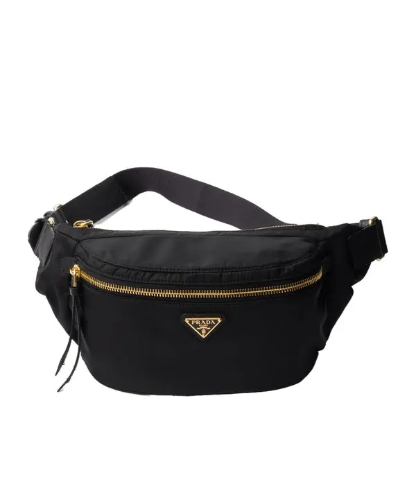 Prada Re-nylon And Saffiano Leather Belt Bag