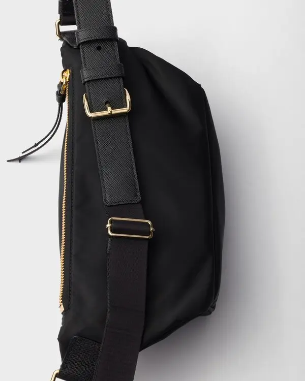 Prada Re-nylon And Saffiano Leather Belt Bag