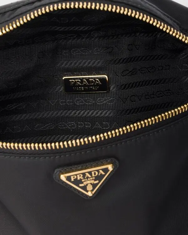 Prada Re-nylon And Saffiano Leather Belt Bag