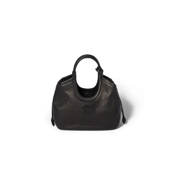 Miu Miu Ivy Nappa Leather Tote Bag