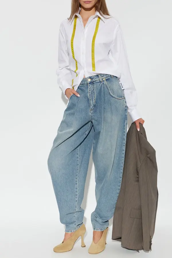 Moschino Pleated Jeans