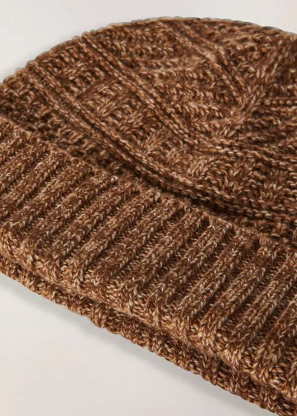 Loro Piana Lima Knitted Cashmere Hat - Brown