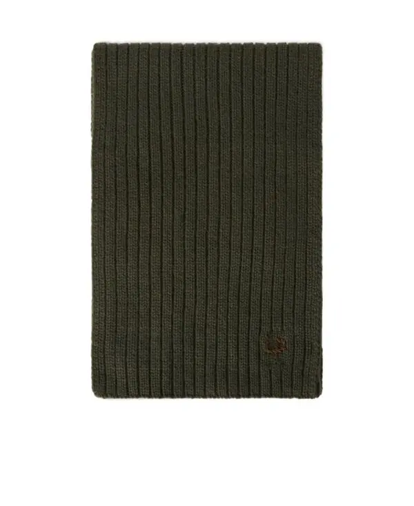 Loro Piana Cashmere Rib Scarf - Black