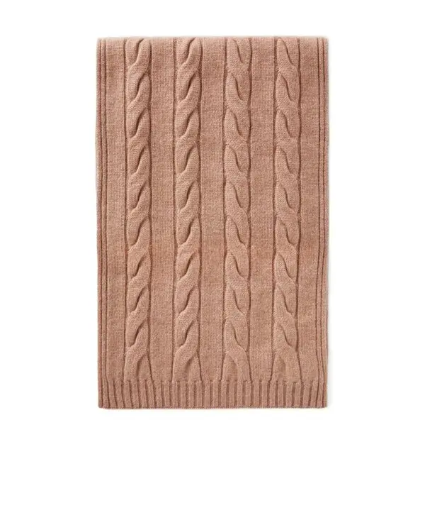 Loro Piana Napier Knitted Scarf