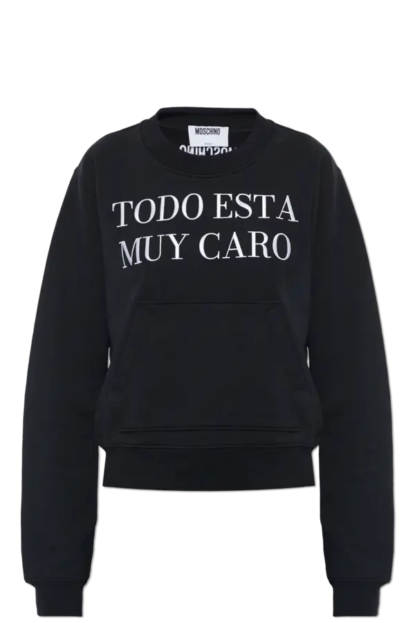 Moschino Sweatshirt With Embroidered Logo