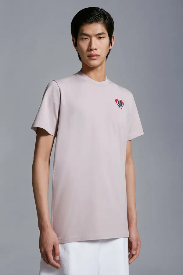 Moncler Logo Patch Crewneck T-shirt