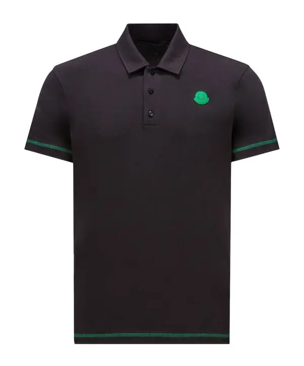 Moncler Logo Patch Polo Shirt