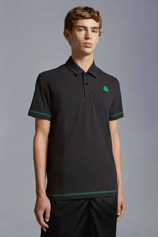 Moncler Logo Patch Polo Shirt