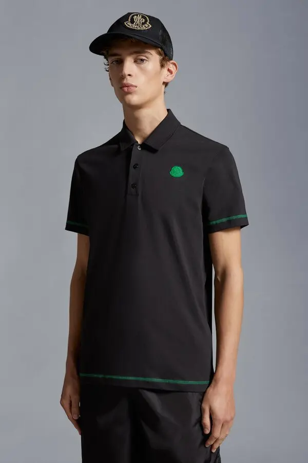 Moncler Logo Patch Polo Shirt