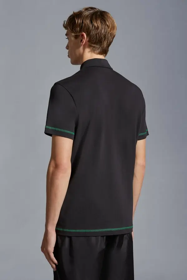 Moncler Logo Patch Polo Shirt