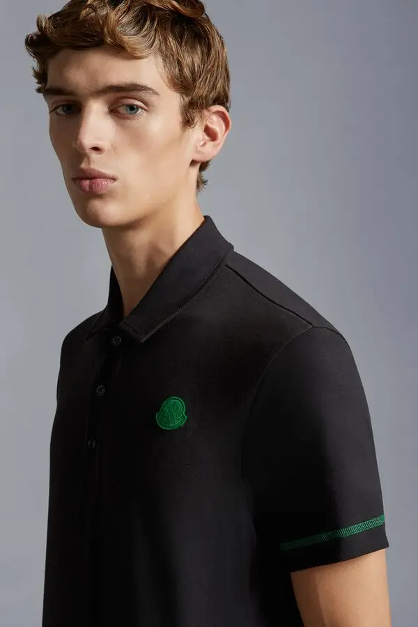 Moncler Logo Patch Polo Shirt