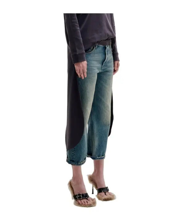 DARKPARK Lizzie Cropped Boyfriend Denim