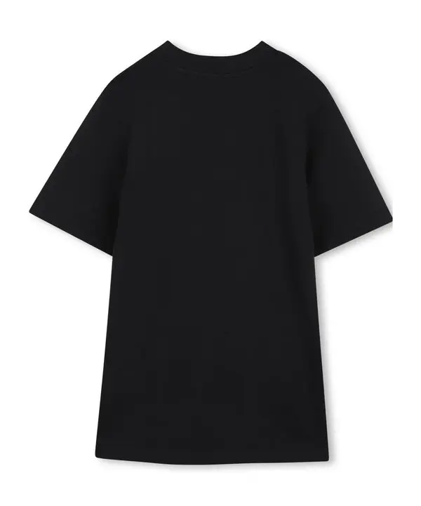 Marc Jacobs Short Sleeve Dress With Flower Appliqu