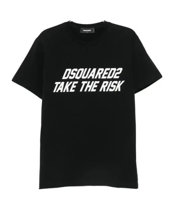 Dsquared2 Slogan-print T-shirt - Black