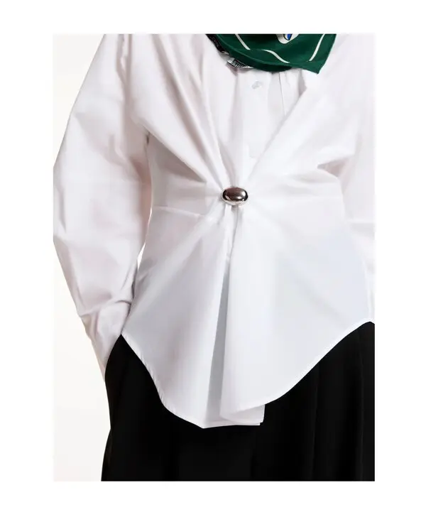 Essentiel Antwerp Organic Cotton Oversized Shirt