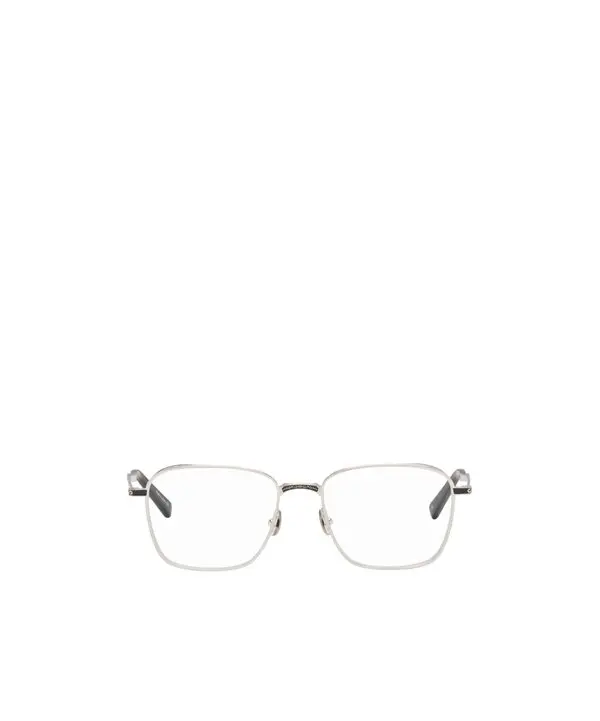Matsuda M3160 Silver-tone Full Rim Eyeglasses - Brushed Silver