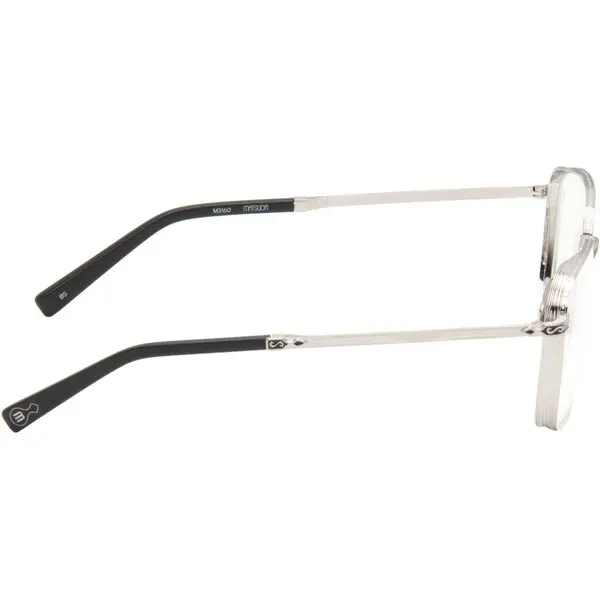 Matsuda M3160 Silver-tone Full Rim Eyeglasses - Brushed Silver