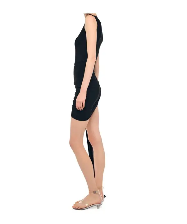 Norma Kamali Draped Mini Dress