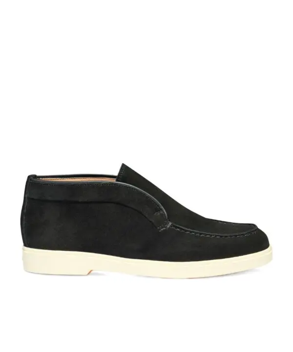 Santoni Round-toe Slip-on Loafers