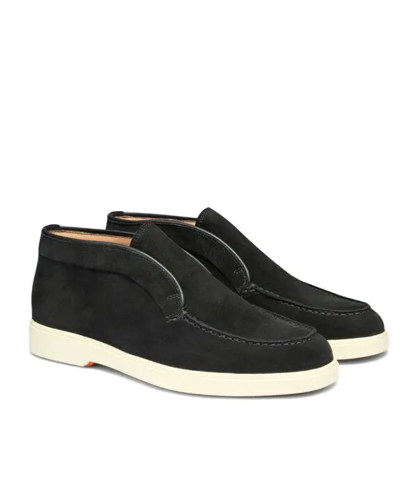 Santoni Round-toe Slip-on Loafers