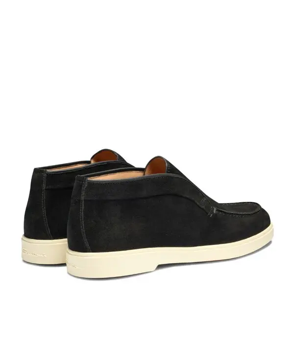 Santoni Round-toe Slip-on Loafers