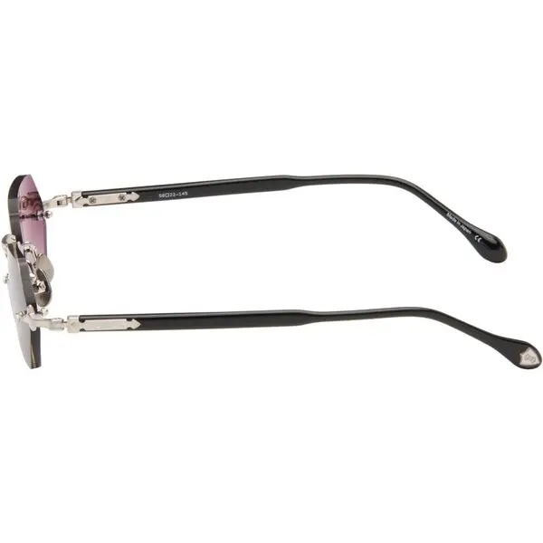 Matsuda Hexagonal Rimless Sunglasses