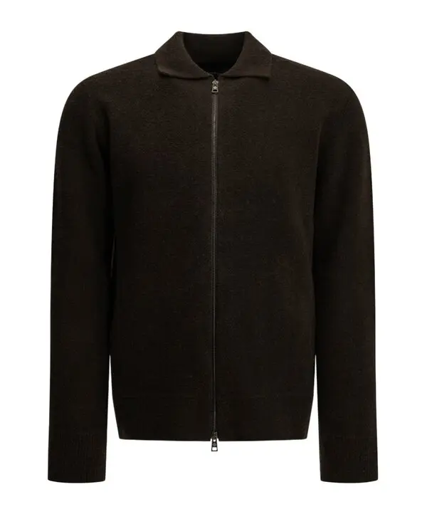 Tagliatore Long-sleeve Zip-up Cardigan