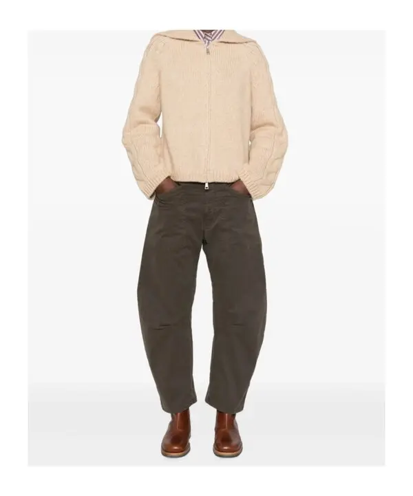 NILI LOTAN Casual Trousers With Belt Loops