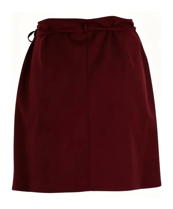 ALYSI Tie-waist Wrap Mini Skirt