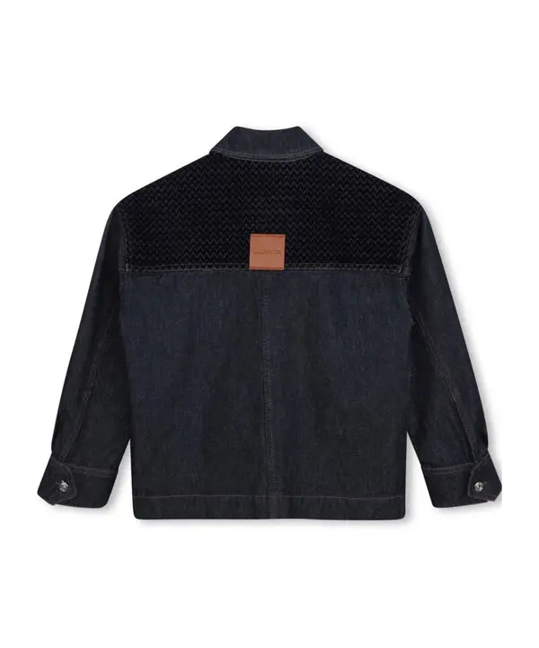 LANVIN Chevron-quilted Panelled Jacket