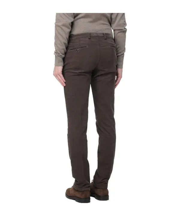 BRIGLIA 1949 Button Detailed Straight Leg Pants