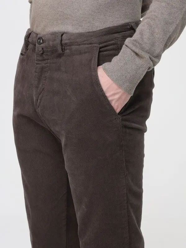 BRIGLIA 1949 Button Detailed Straight Leg Pants