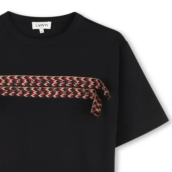 LANVIN Chevron-tape T-shirt