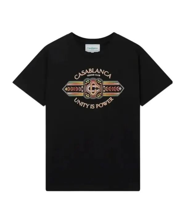 Casablanca Unity Is Power-print T-shirt