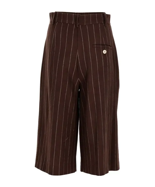 ALYSI Pinstripe Bermuda Shorts