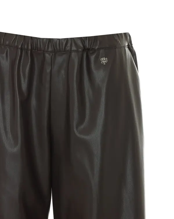 ANIYE BY Elasticated Faux Leather Pants