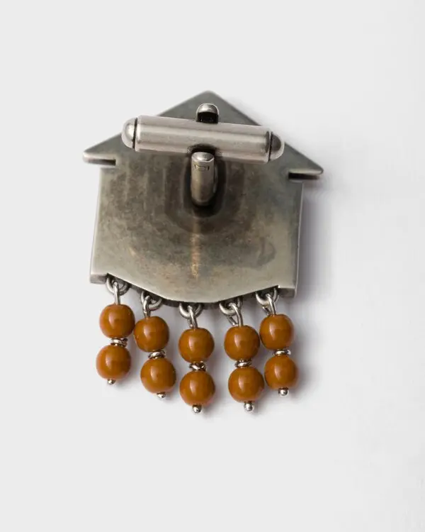 Prada Resin And Metal Cufflinks