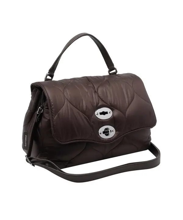 ZANELLATO Postina Lunaria Quilted Shoulder Bag