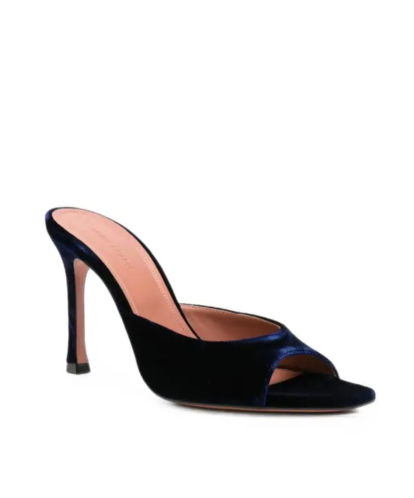 Amina Muaddi Round-toe High-heeled Sandals
