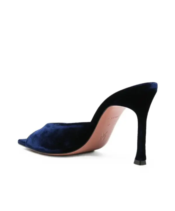 Amina Muaddi Round-toe High-heeled Sandals