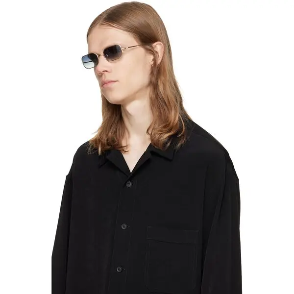 Matsuda Rectangular Titanium Frame Sunglasses