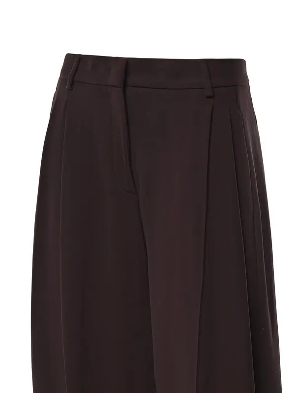 Andamane Tracy Low Rise Maxi Pants With Belt Loops And Pocket Details