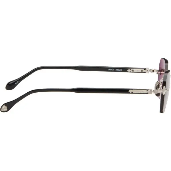 Matsuda M5010 Rimless Octagon Sunglasses