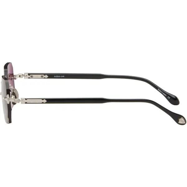 Matsuda M5010 Rimless Octagon Sunglasses