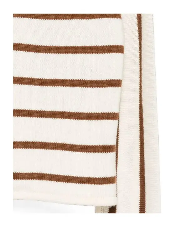 SEMICOUTURE Striped Zip-up Hoodie