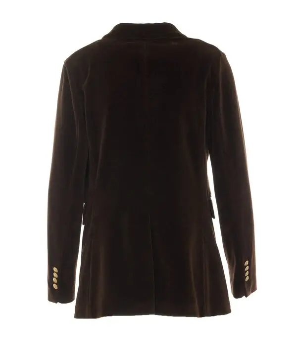 CIRCOLO 1901 Double-breasted Velvet Blazer