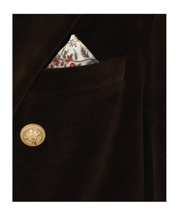 CIRCOLO 1901 Double-breasted Velvet Blazer