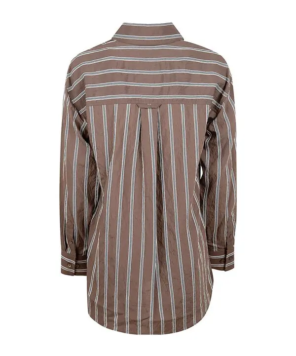 Veronica Beard Striped Button-up Shirt