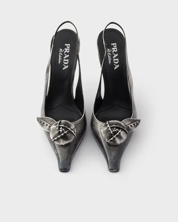 Prada Leather Slingback Pumps